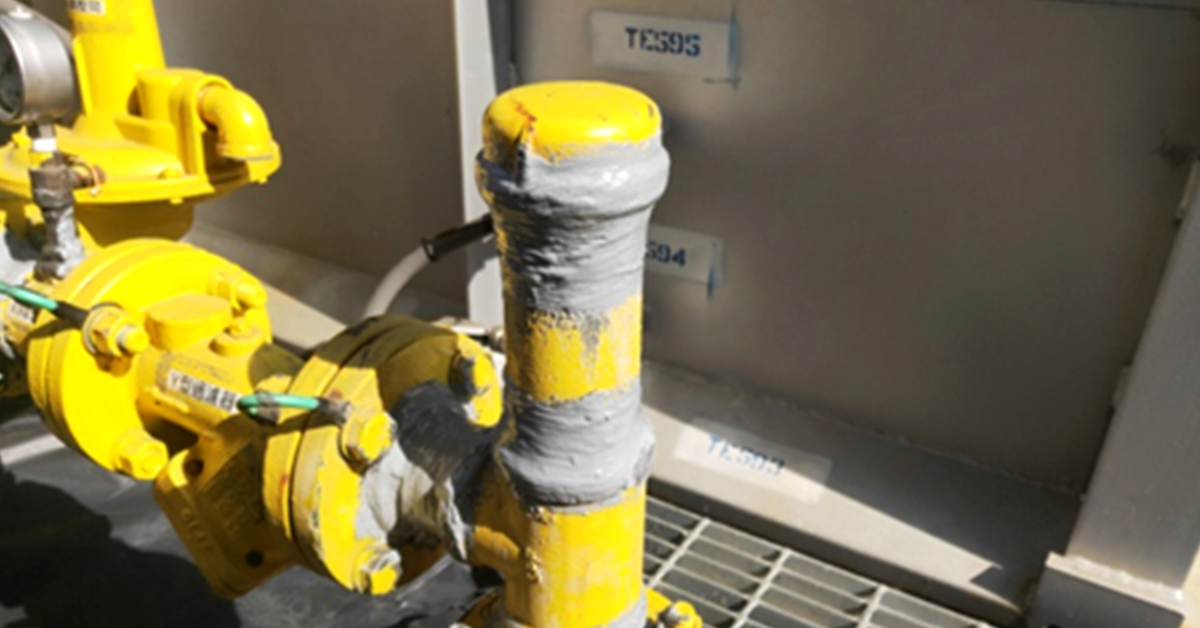 PMX-瓦斯管路牙口洩漏修補 - 台灣波力梅 - Thortex,ORAPI,PMX,陶瓷複合,泵浦,隔冷熱,熱交換器,VOC,氟素脂